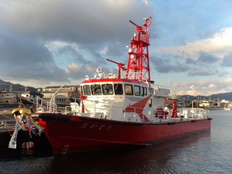 横浜市消防局「まもり」40GT、基本設計H31.4、建造監理R3.4、形原造船株式会社